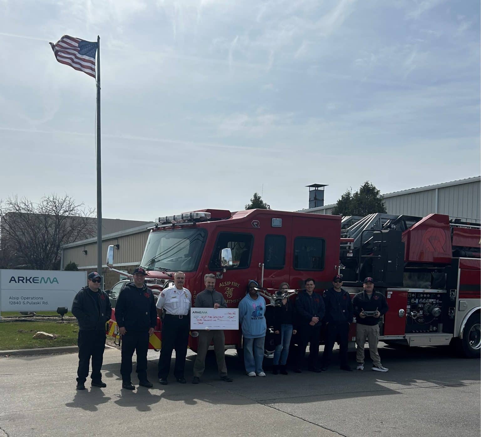 Arkema manufacturing donation elevates drone technology at Alsip Fire ...